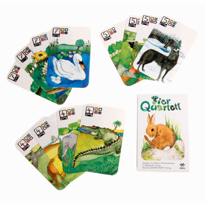 animal quartet card game – Nest