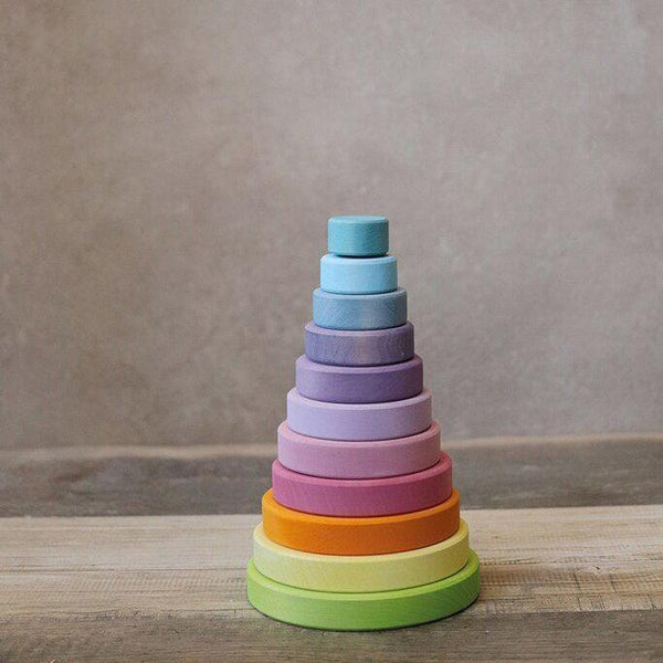 pastel rainbow stacking tower – Nest