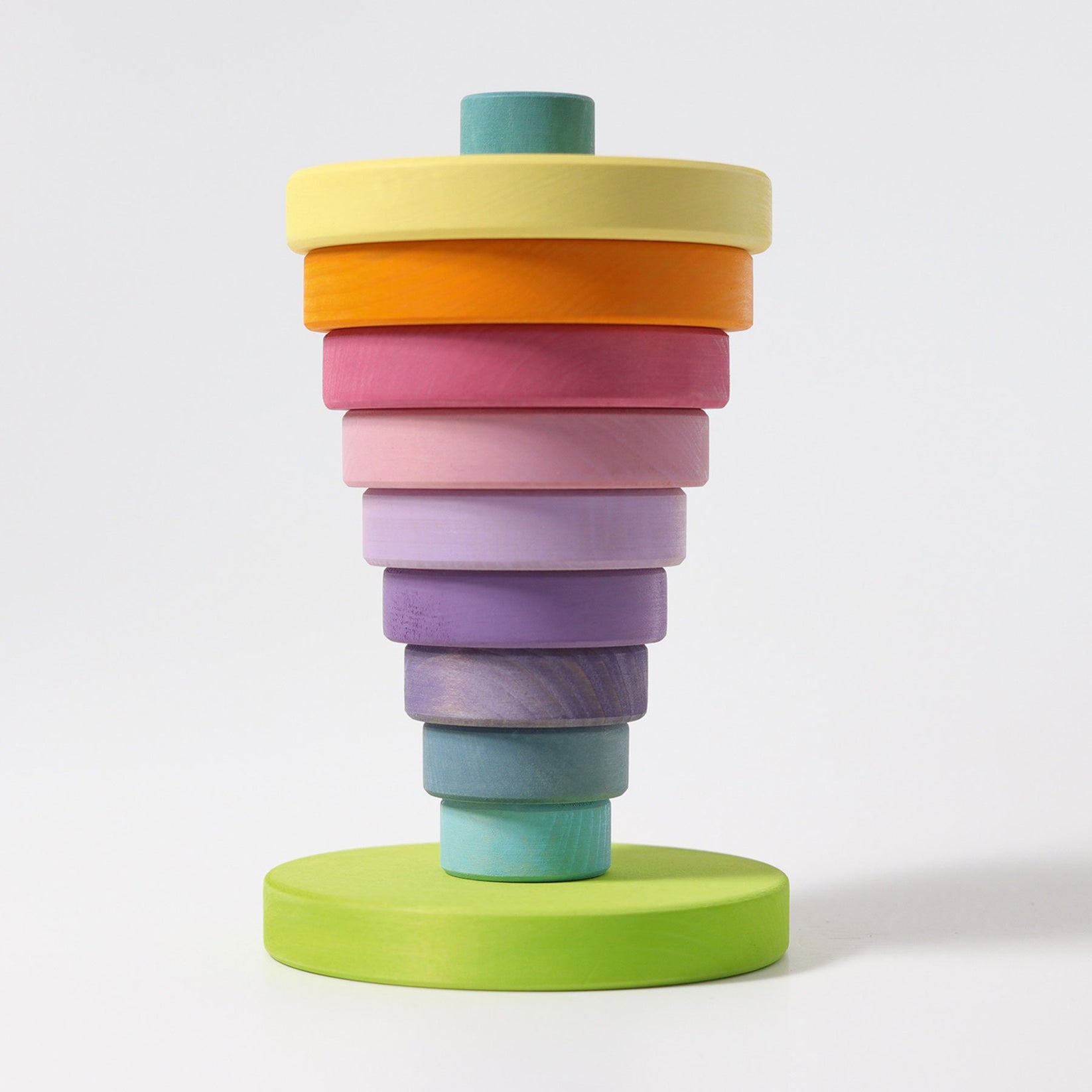 pastel rainbow stacking tower – Nest