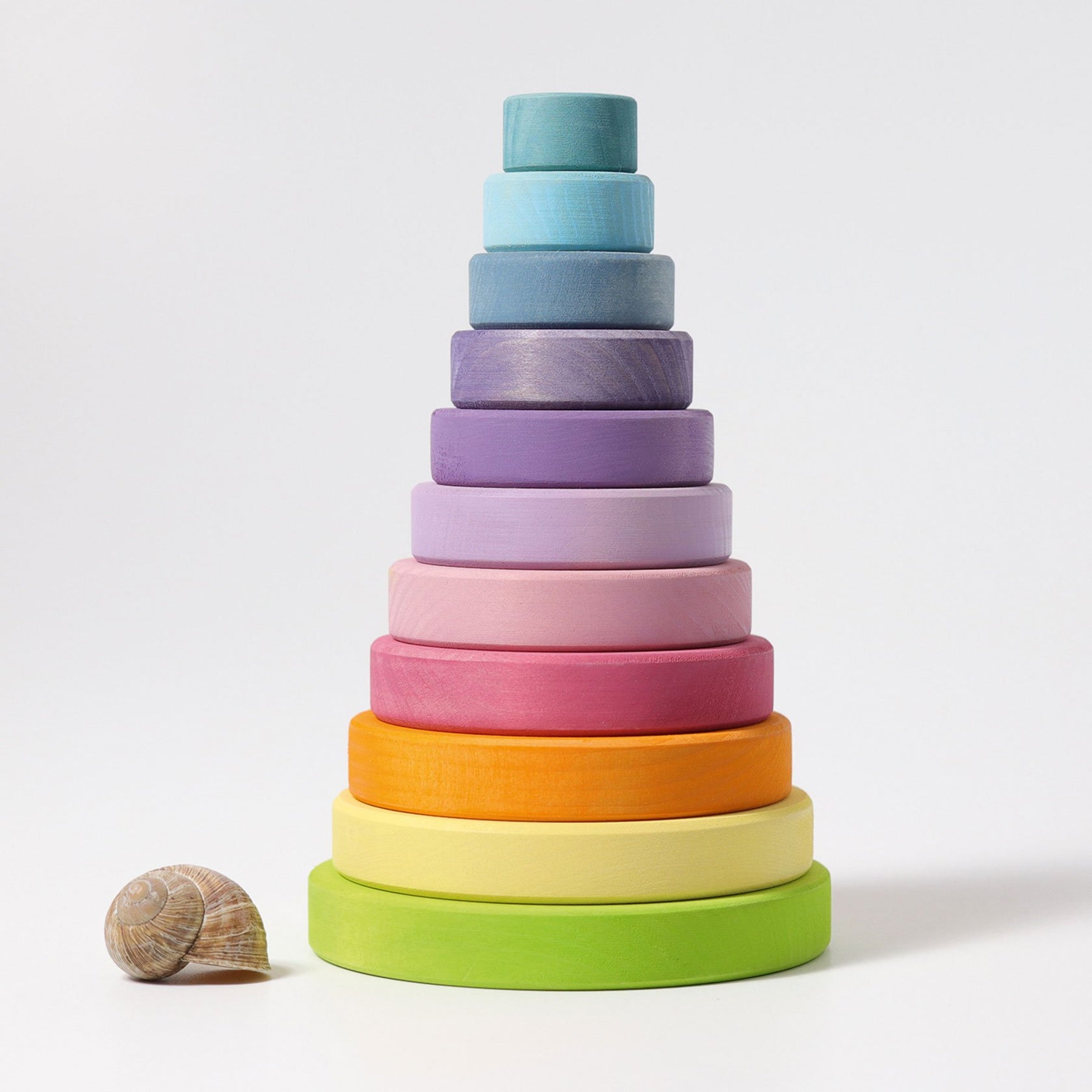 pastel rainbow stacking tower – Nest