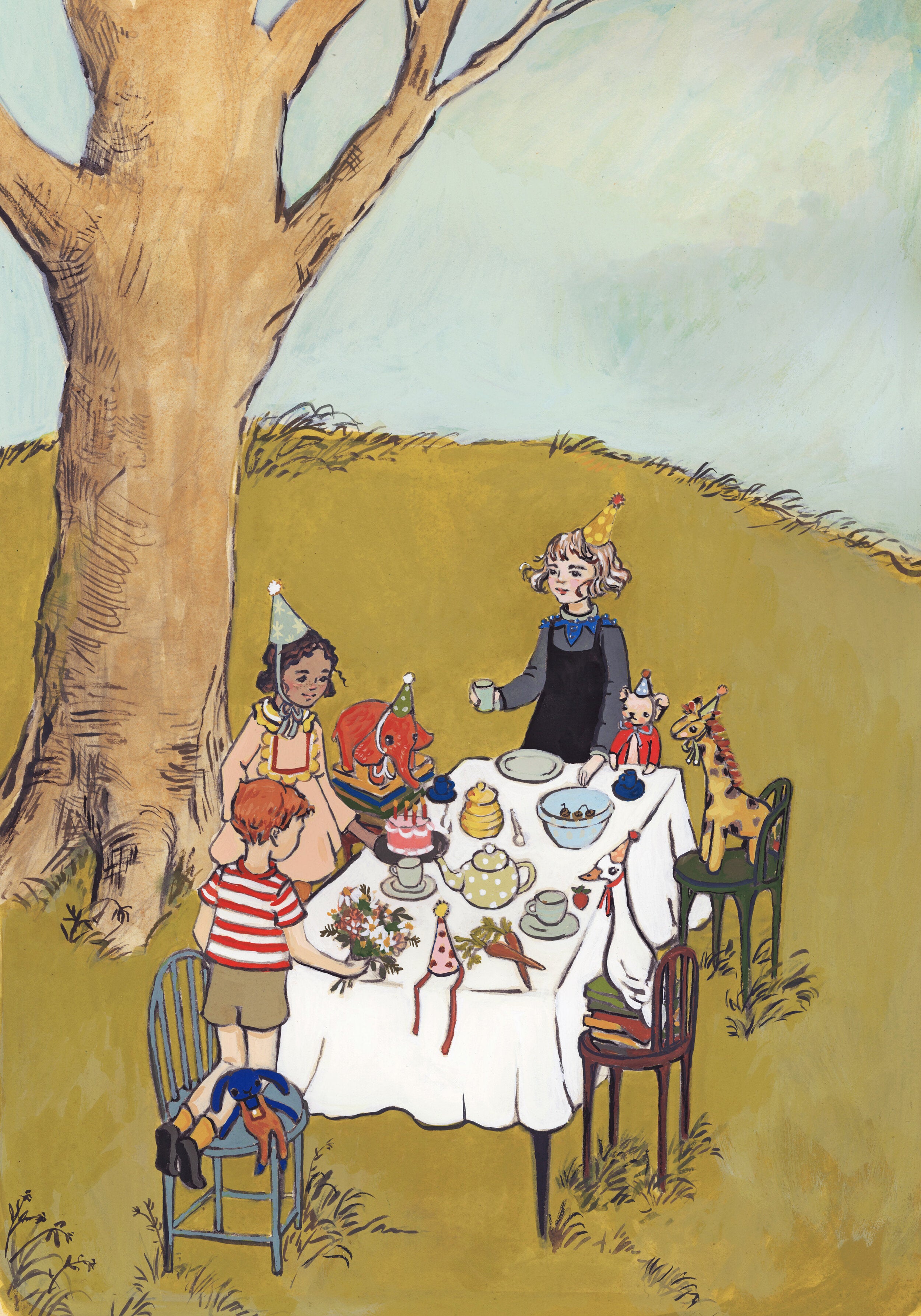 half-birthday postcard – Nest