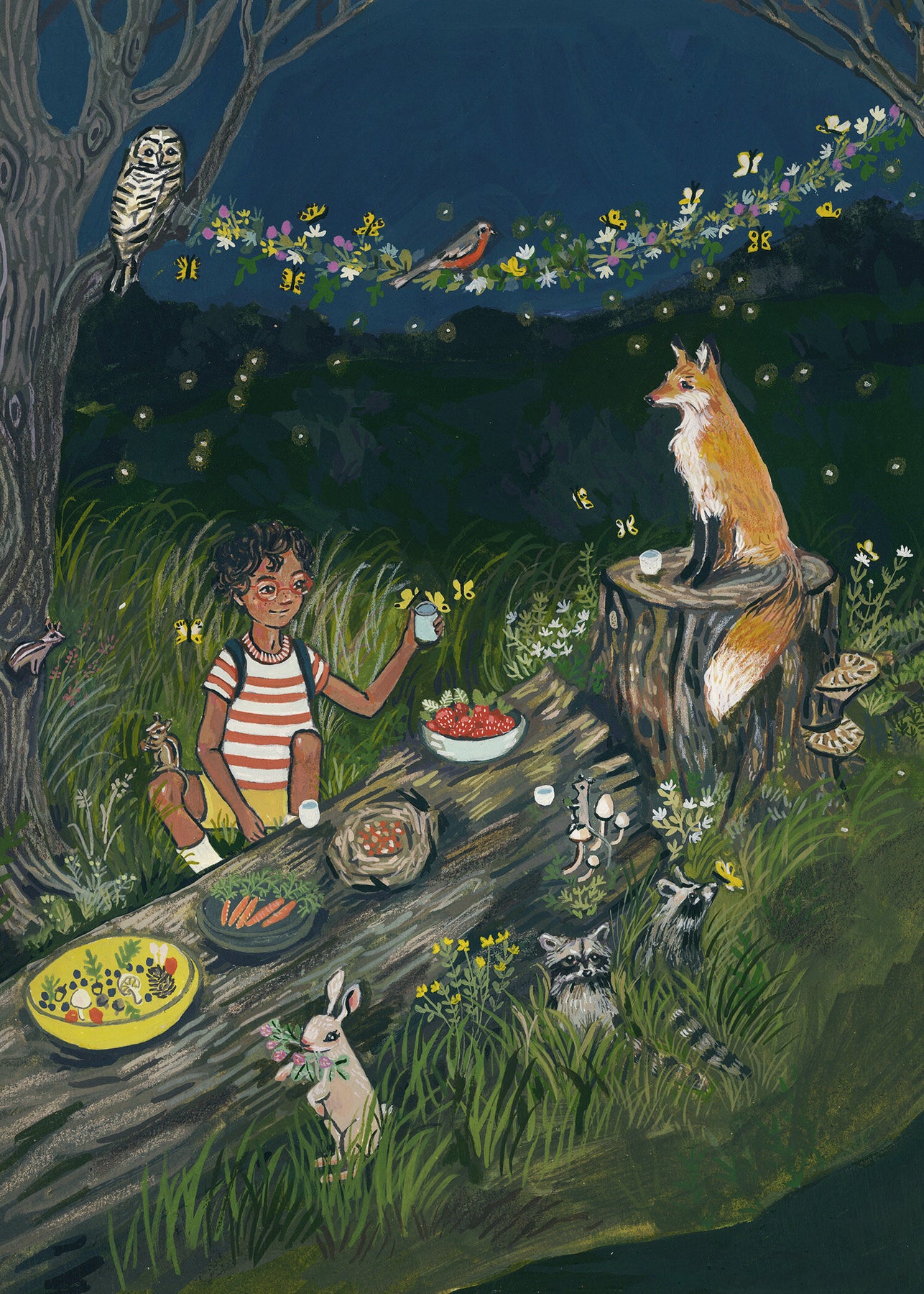 Summer Feast postcard – Nest